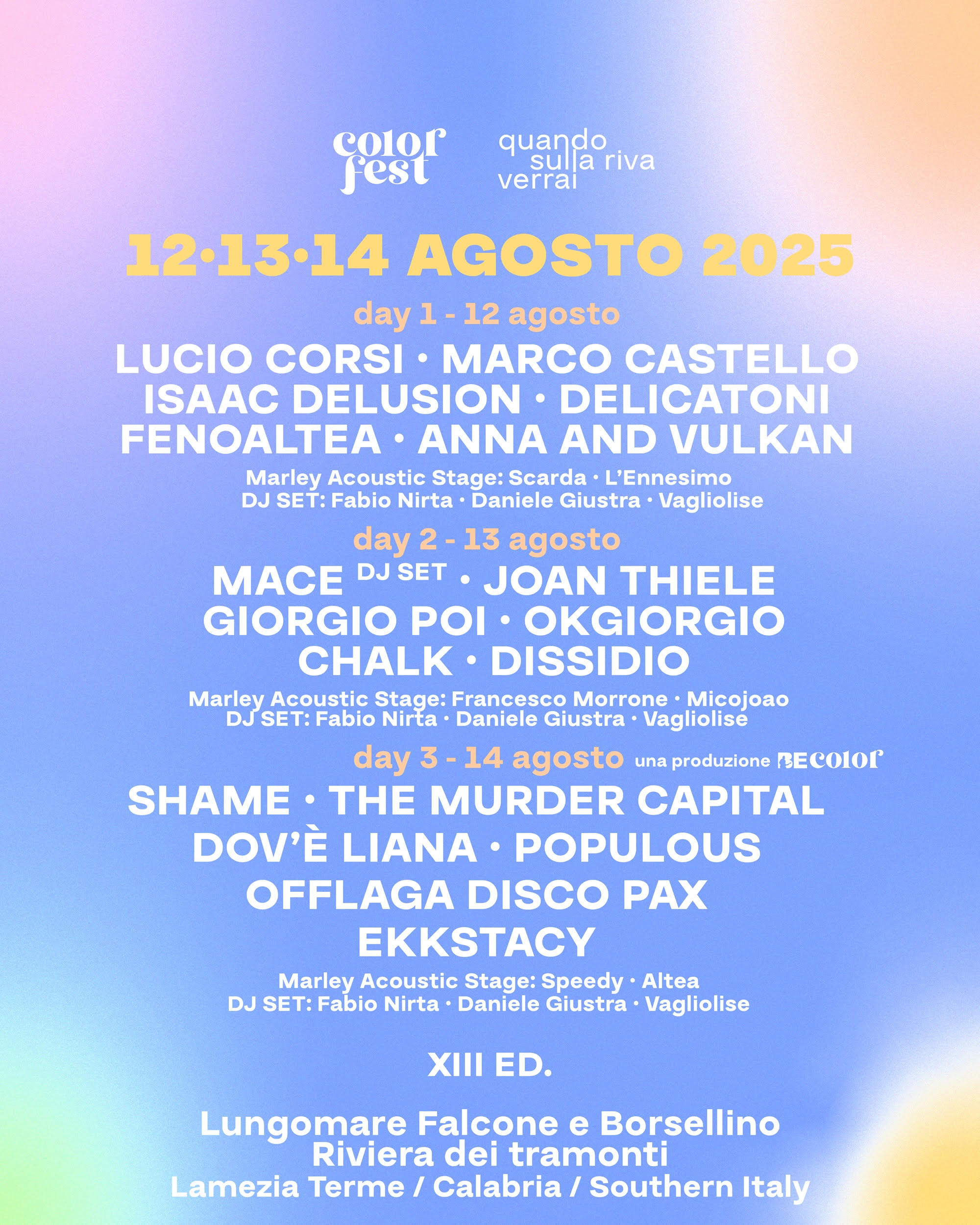 Murder Capital e Shame al Color Fest di Lamezia Terme | Indie-Rock.it